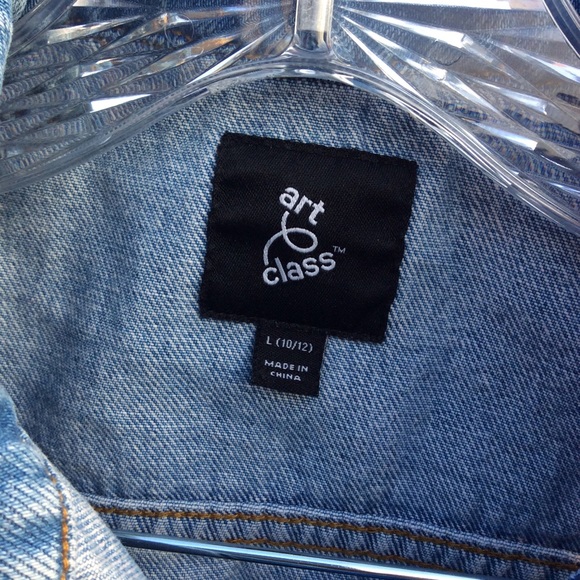art class | Jackets & Coats | Art Class Target Girl Destress Denim Vest ...